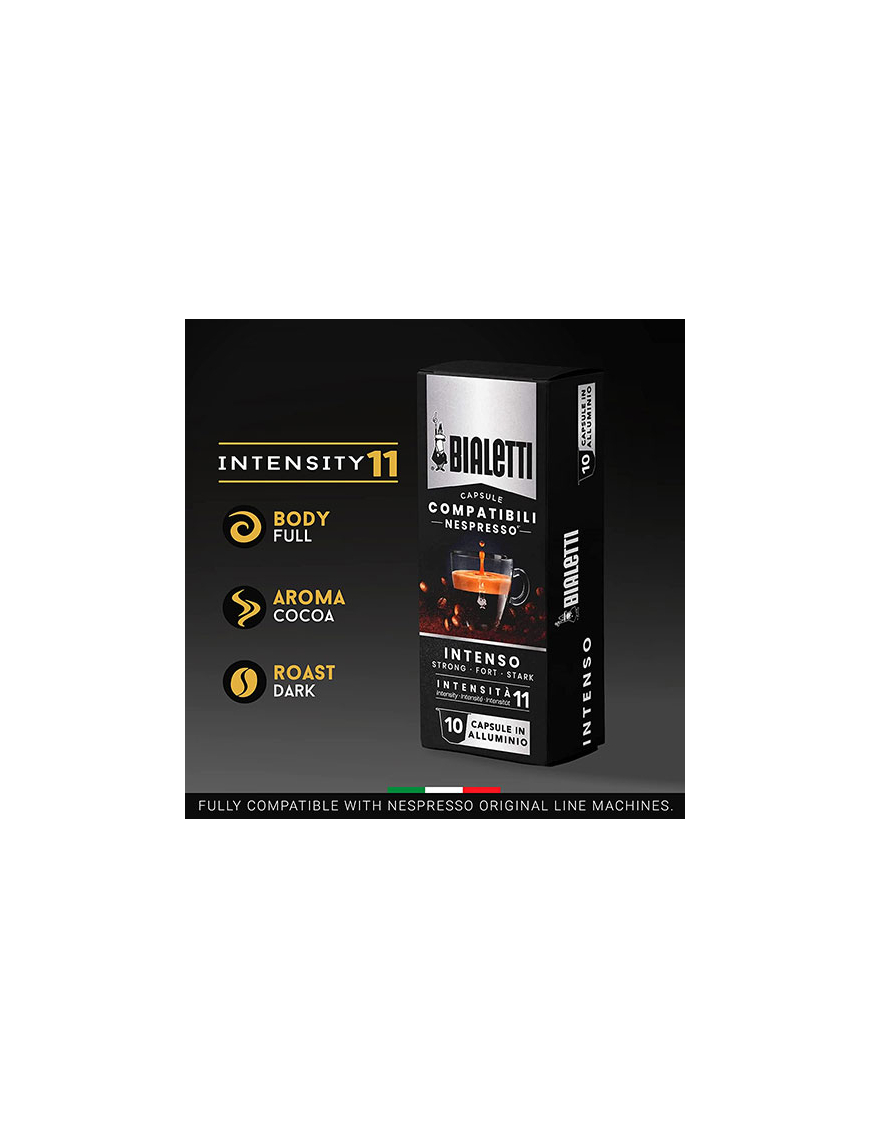 Bialetti Intenso Nespresso Compatible Capsules (10 pieces) · Fête du ...